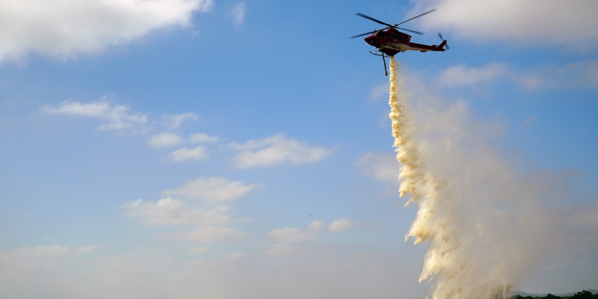 Local tests helping find best air attack on fires - K ROCK 95.5