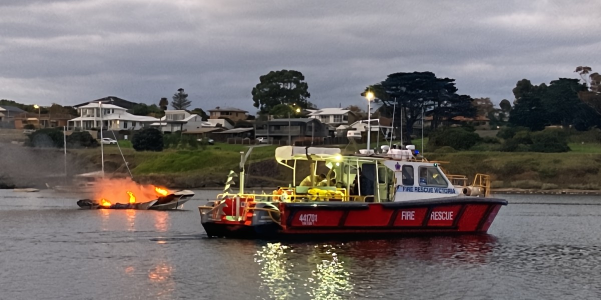 Boat fire comes with reminder - K ROCK 95.5