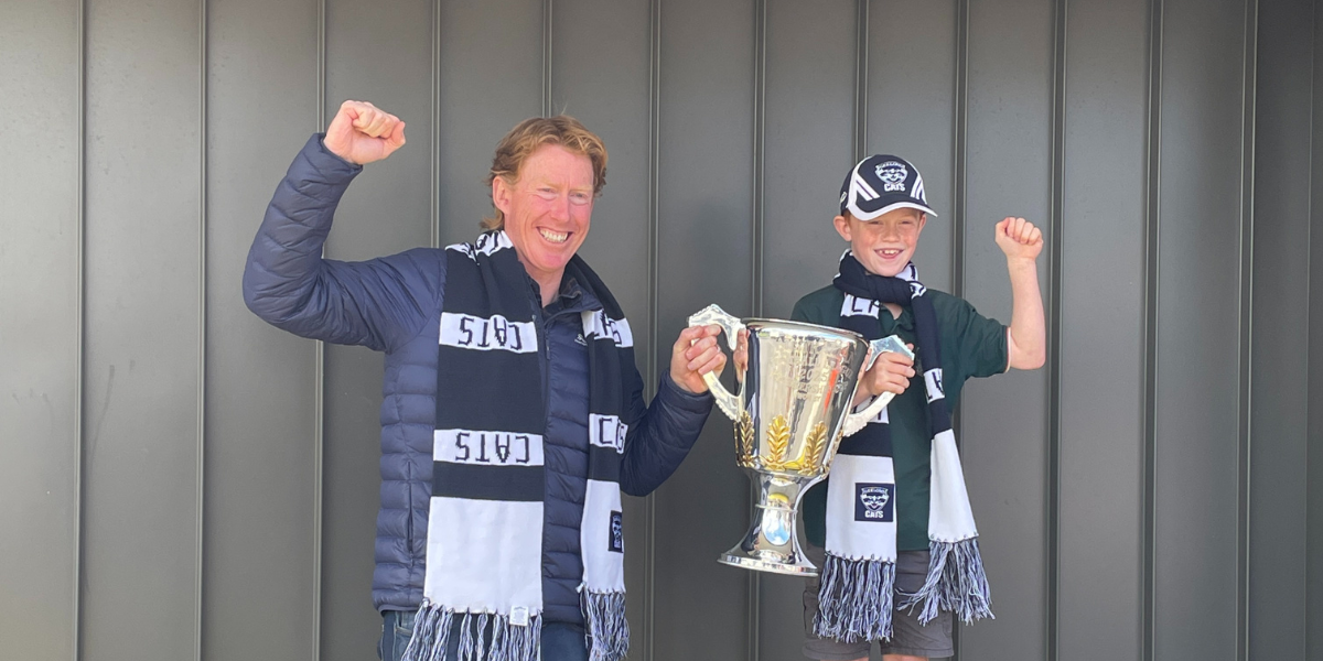 AFL Premiership Cup tour visits local school - K ROCK 95.5