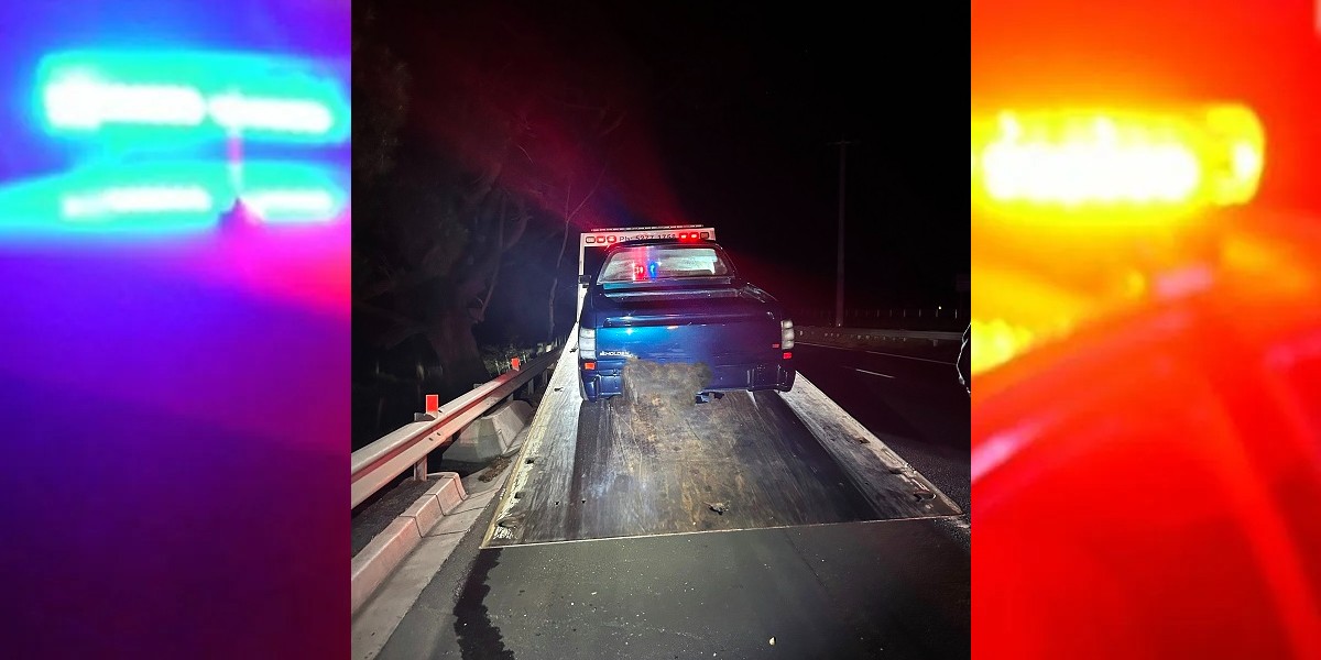 Car towed after burnout bust - K ROCK 95.5